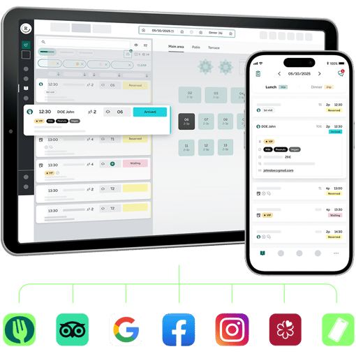 Effortless restaurant management and reservation solution