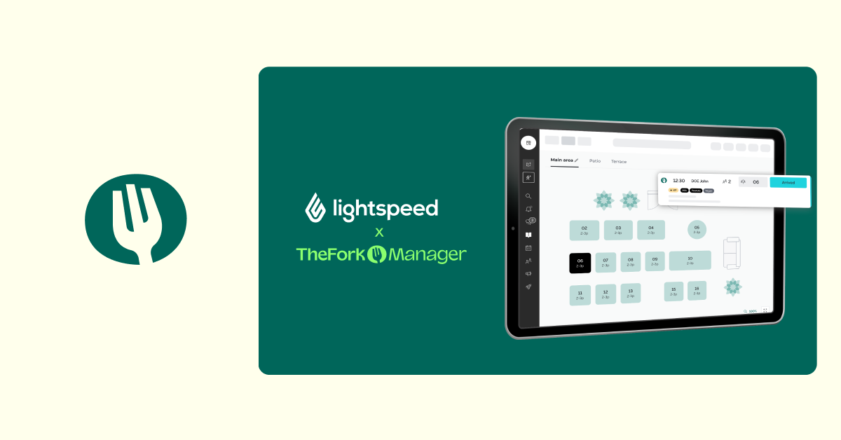 Boost revenue and restaurant efficiency with Lightspeed and TheFork Manager